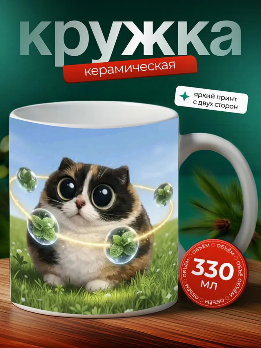 Кружка Кенийский гранит кот 10,