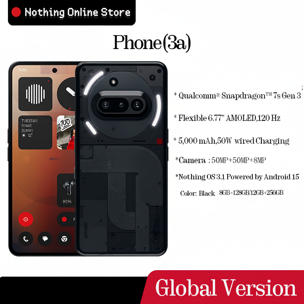 Смартфон NOTHING Phone (3a), 8/128ГБ