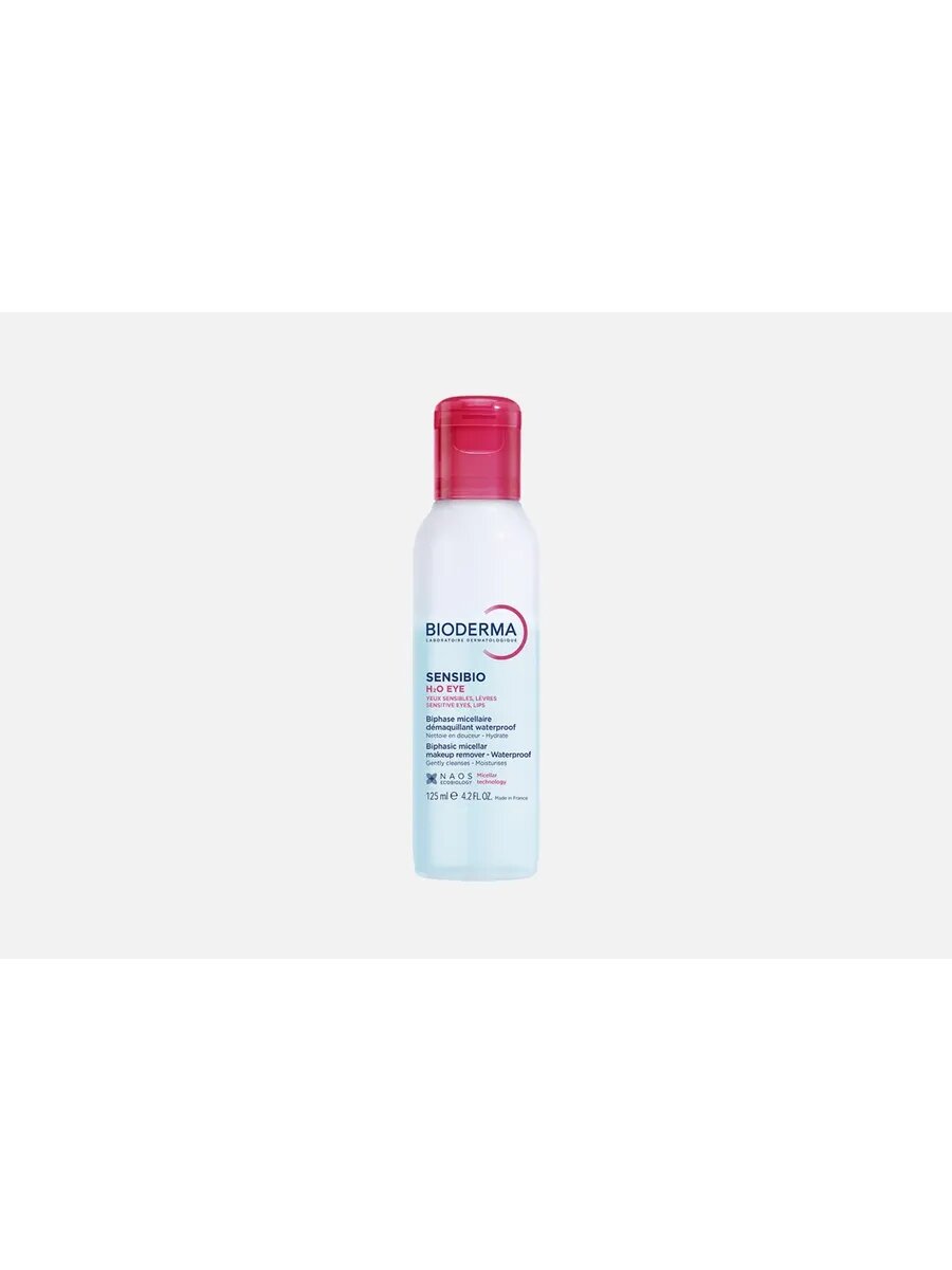 Bioderma Sensibio H2O eye Двухфазное мицеллярное средство для очищения глаз и губ 125мл