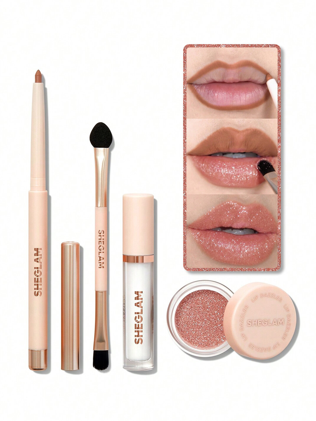 Sheglam Lip Dazzler Kit набор блесков для губ Debutante Lip Dazzler
