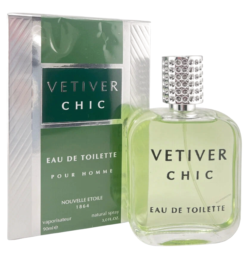 Одеколон Новая Заря Ветивер Шик 90 мл мужской - Nouvelle Etoile Vetiver Chic парфюм с шиком