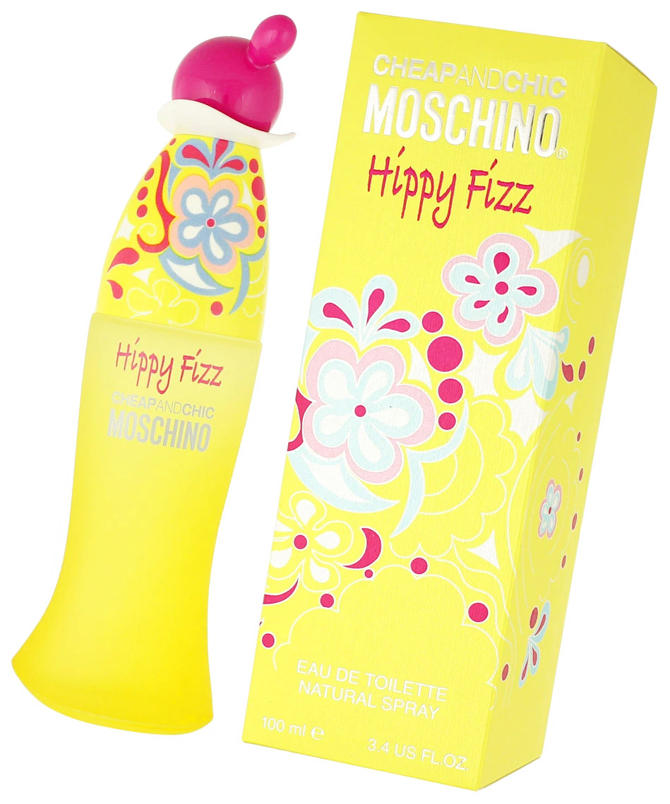 Туалетная вода Moschino Hippy Fizz 100 мл женская - Москино Чип Энд Чик Хиппи Физ