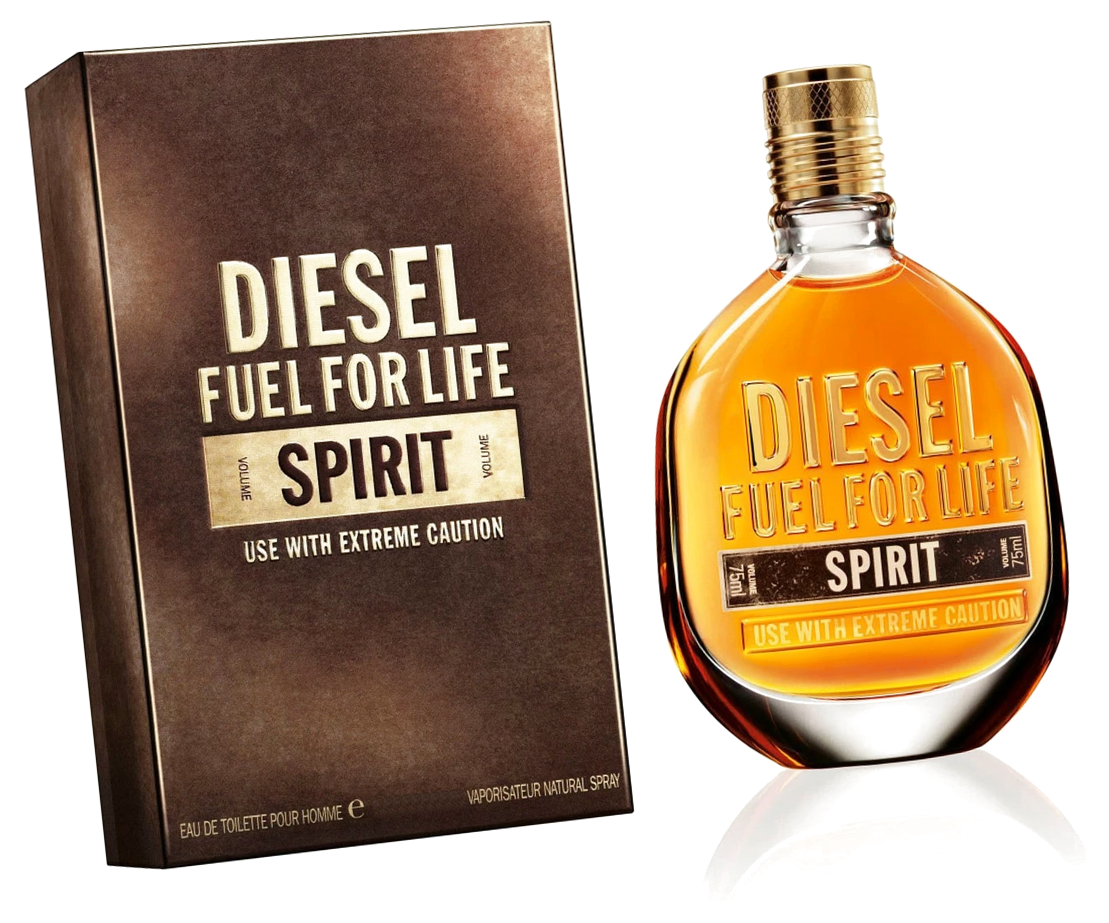 Мужская туалетная вода 75 мл Diesel Fuel For Life Spirit / Дизель Фуел Фо Лайф Спирит