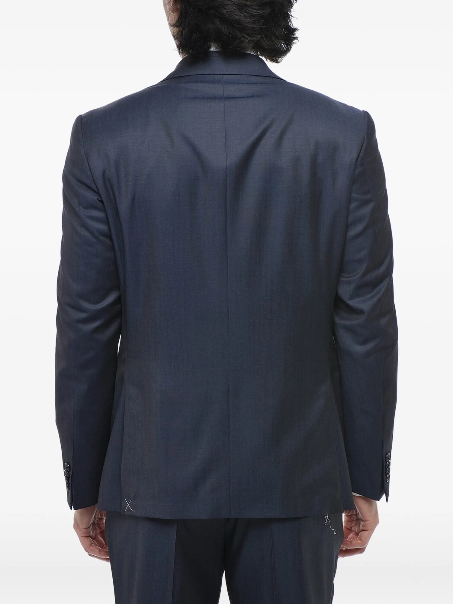 Комбинезон Corneliani Single-breasted peak-lapel suit, размер 48, blue — фото 1