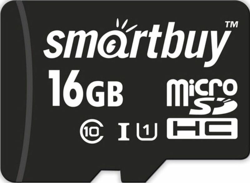 Карта памяти 16 ГБ microSDHC SmartBuy SB16GBSDCL10-01 Class 10
