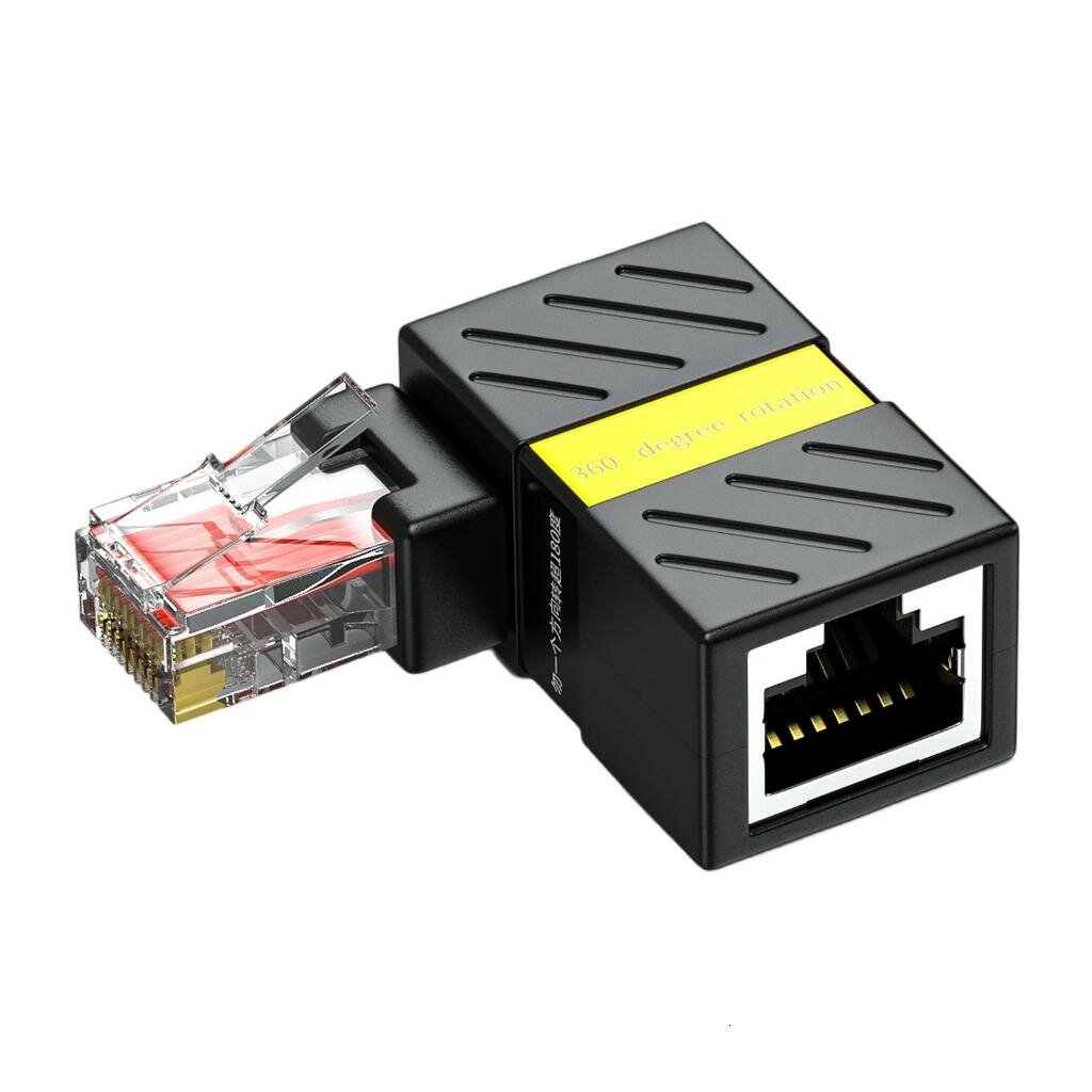 Компактный RJ45-адаптер 360°