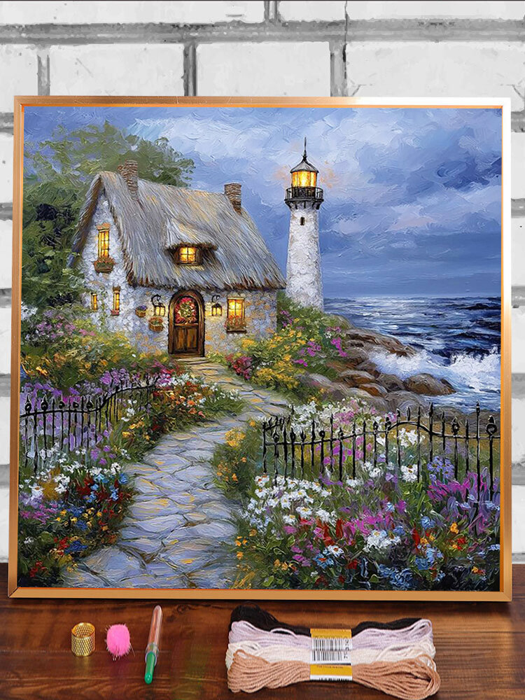 MEIAN Набор для вышивания,30x30CM,11CT,40 цветов 30x30 см 11ct 40 цветов