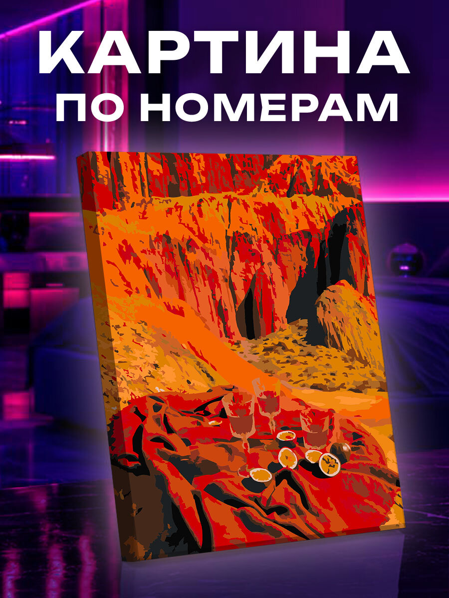 Картина по номерам Пикник в глинах Алтая