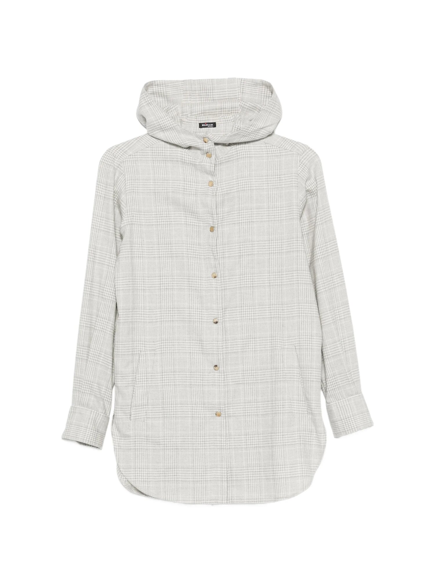 Рубашка Prince of Wales check hooded shirt