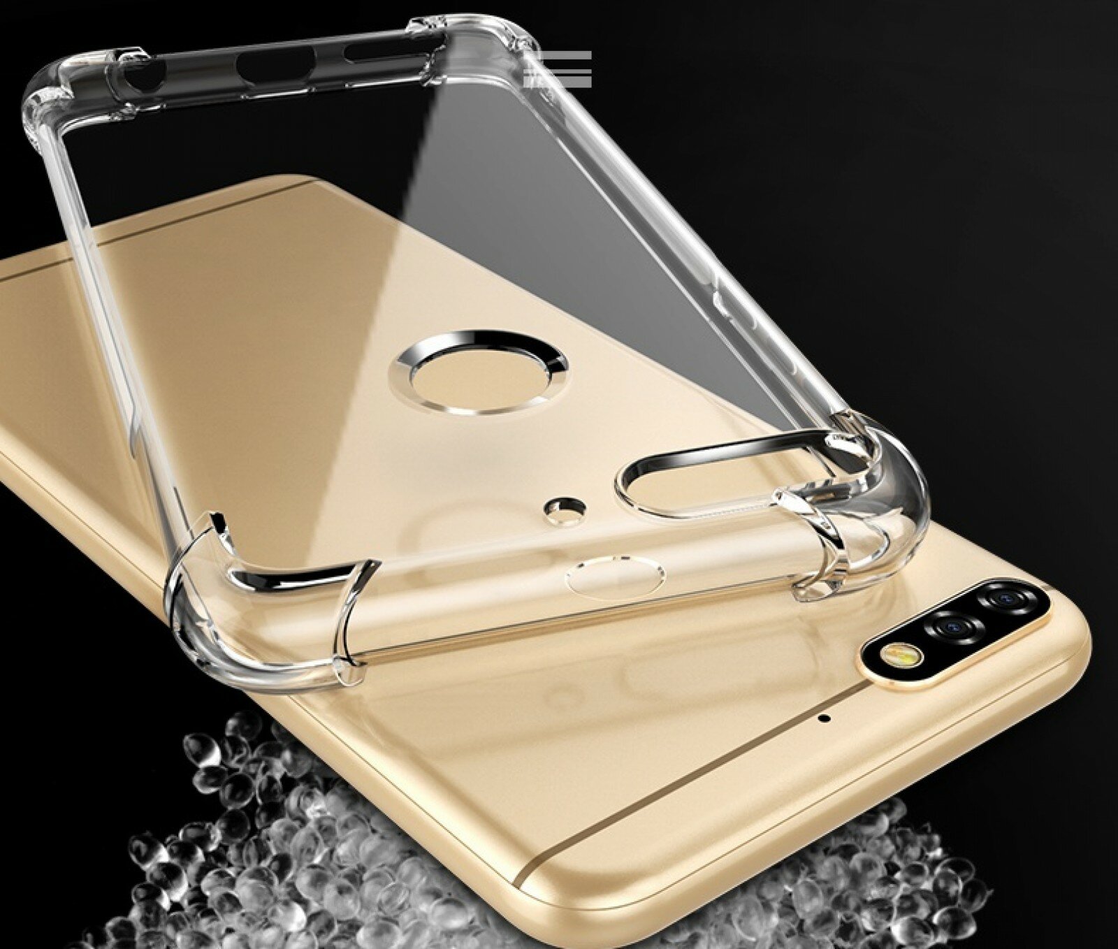 Чехол-накладка MyPads для Huawei Honor 7A, Play 7, Y5 Prime 2018 с защитными заглушками и защитой боковых кнопок