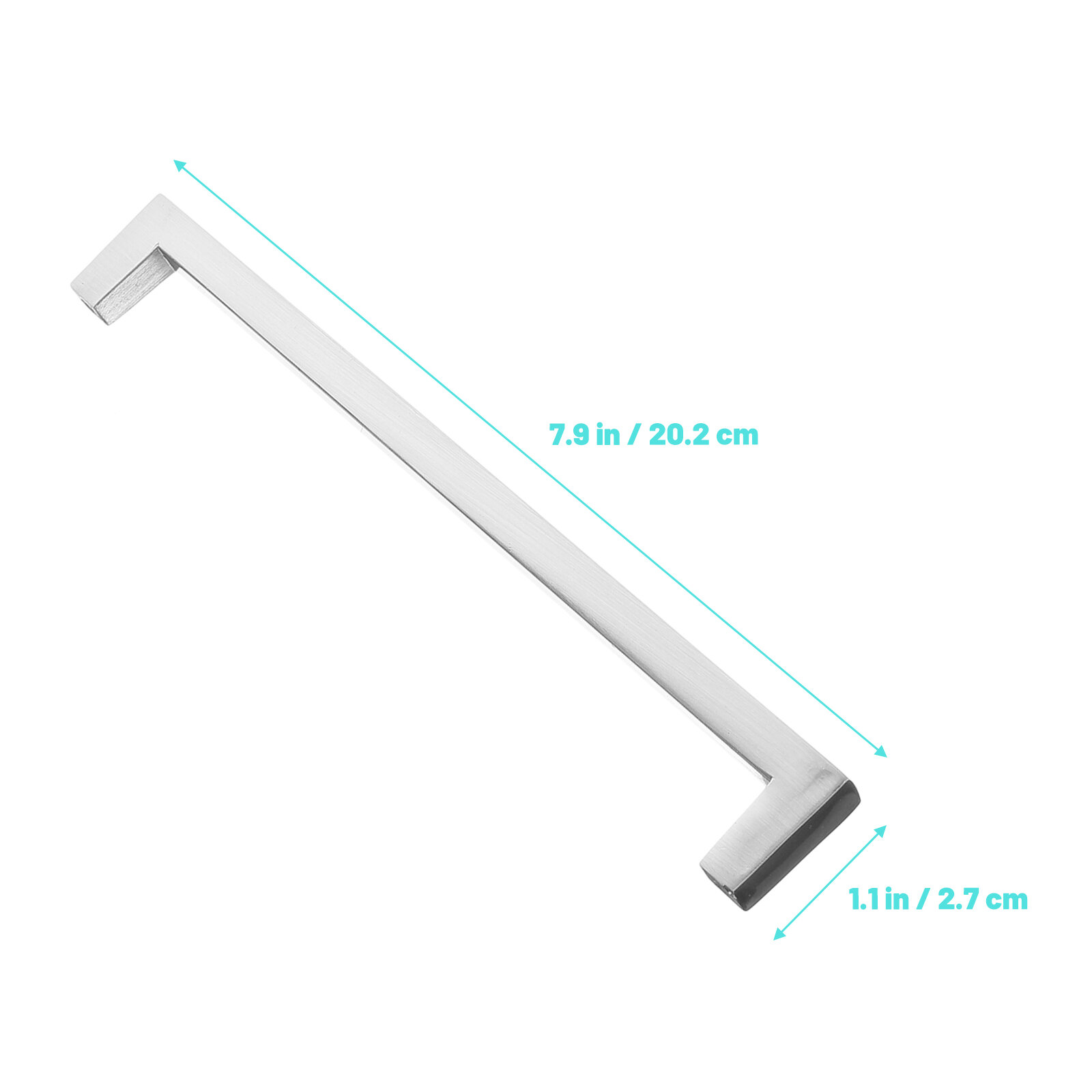 Дверные ручки для мебели, прочные и prakticheskie, 2 штуки размером 20.2x2.7 см