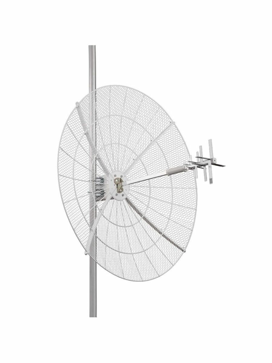 Параболическая MIMO антенна KROKS KNA24-800/2700P 24 дБи, сборная, SMA-male