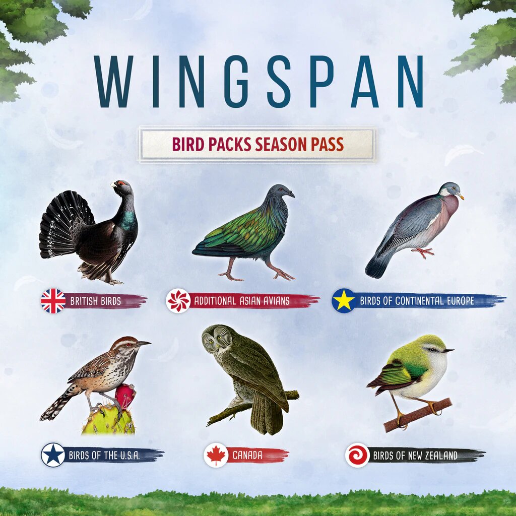 Дополнение Wingspan: Bird Packs Season Pass PS4 & PS5, цифровое издание PlayStation 4 и PlayStation 5, регион Индия / код пополнения баланса