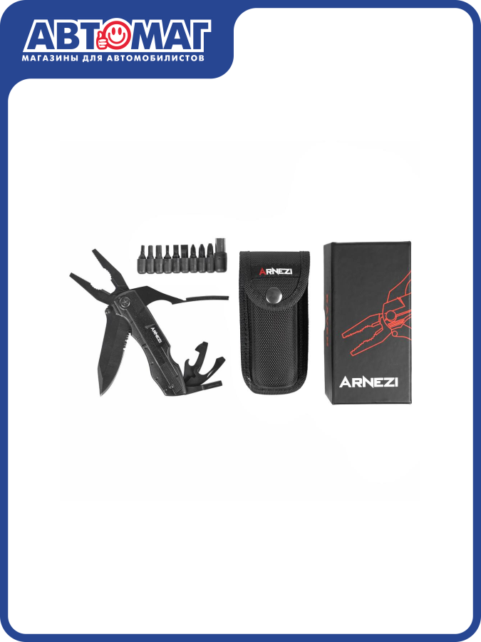 Мультитул с плоскогубцами Raven 11в1 ARNEZI, R5010153