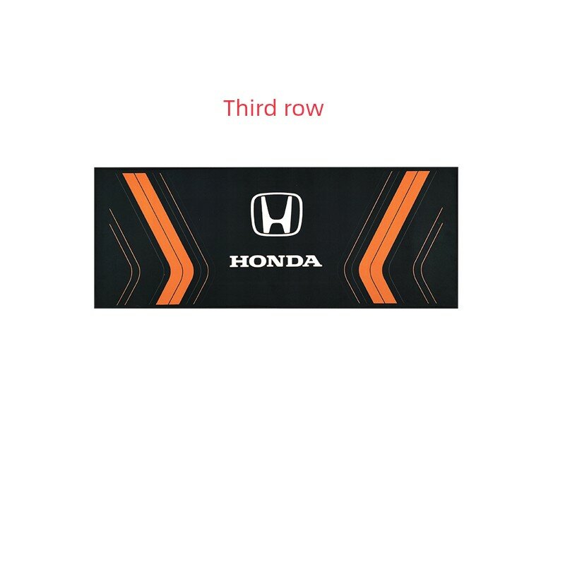 Оранжевые коврики для третьего ряда сидений Honda Odyssey Hybrid, нескользящие и без запаха