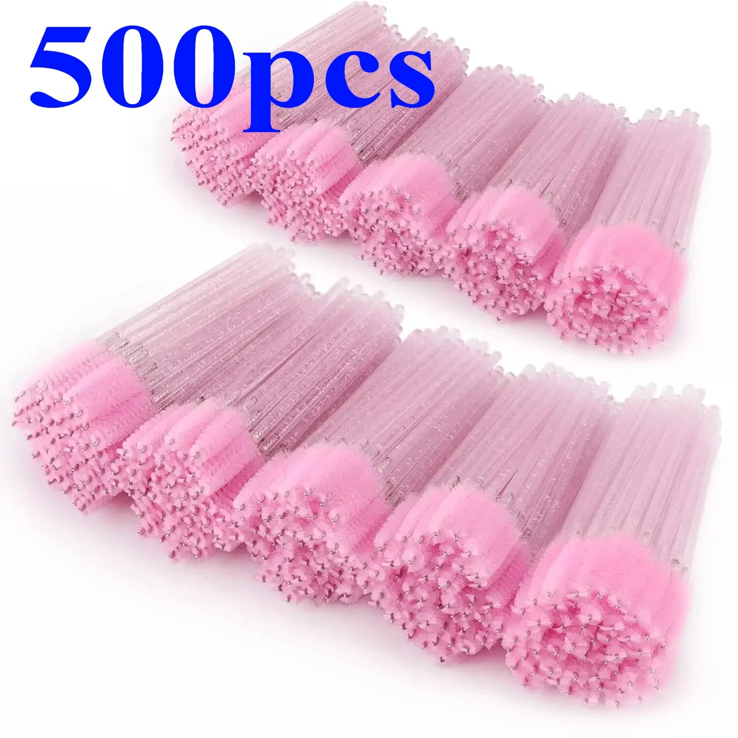 RUZOFO Одноразовые щеточки для туши 500/1000 шт. C502-Pink 500pcs