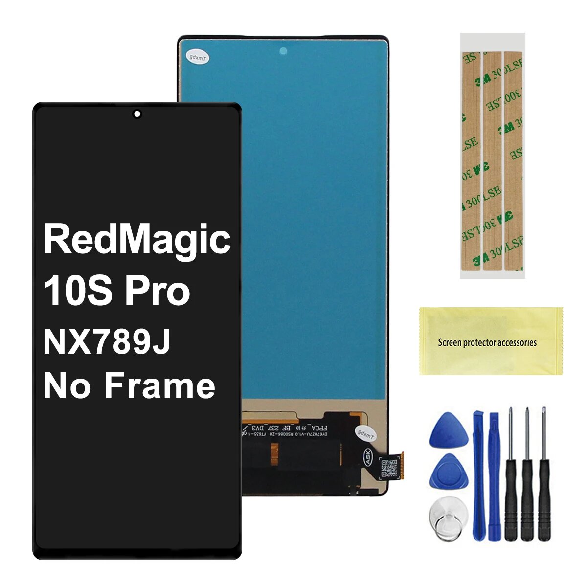 Дисплей для ZTE nubia Z70 Ultra, RedMagic 10S Pro, 10 Pro, 10 Pro Plus, Red Magic 10S Pro+ — сенсорный экран в сборе, замена LCD-модуля
