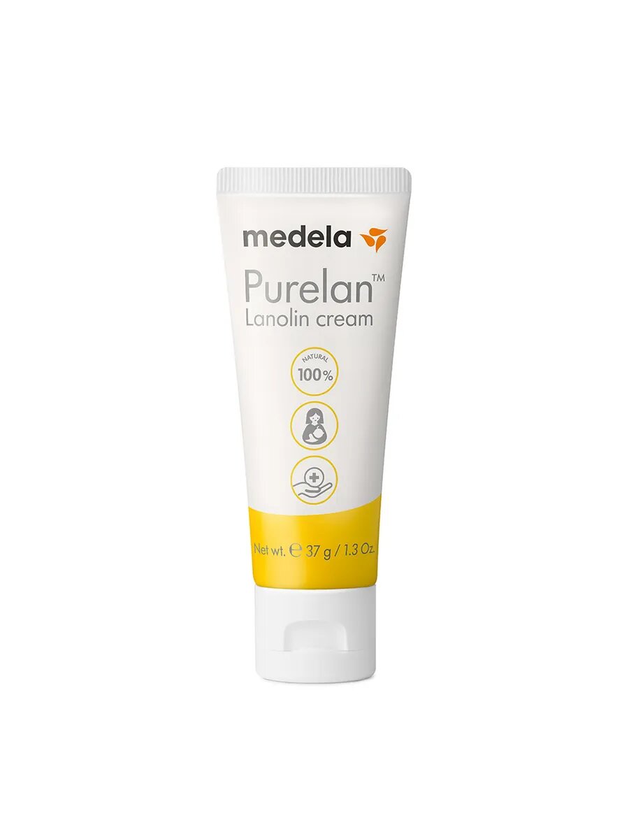 Medela Purelan 37 г натуральный ланолиновый крем для гигиенического ухода за сосками кормящих матерей и от трещин на сухой коже