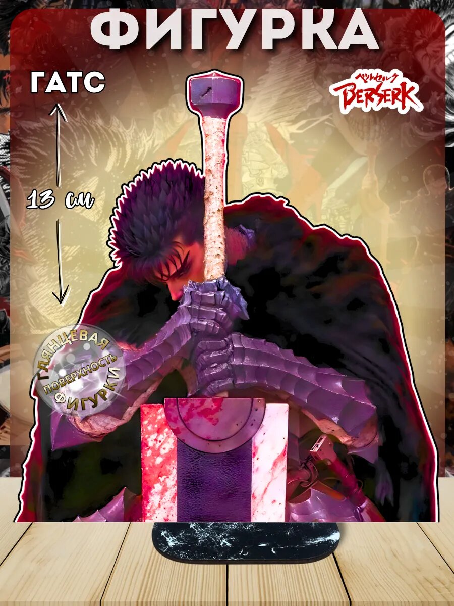 Фигурка мерч аниме Берсерк Berserk Гатс