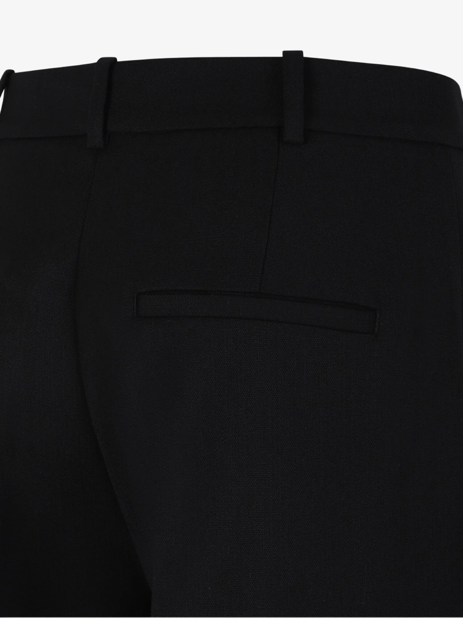 Брюки ANINE BING Pleated wide-leg trousers, размер 6, black — фото 1