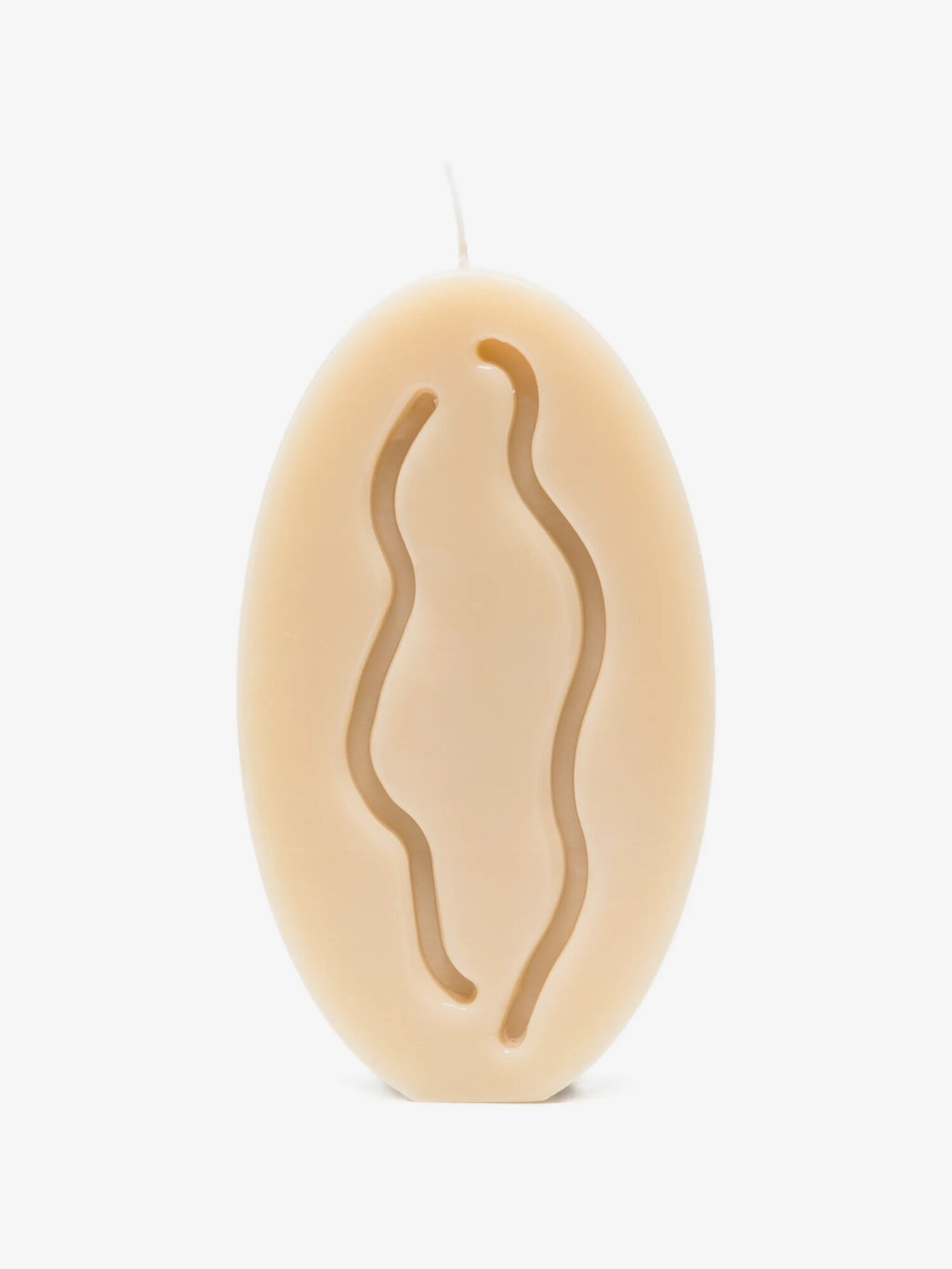 Свеча Vulva Volcano, OneSize , нейтральные цвета