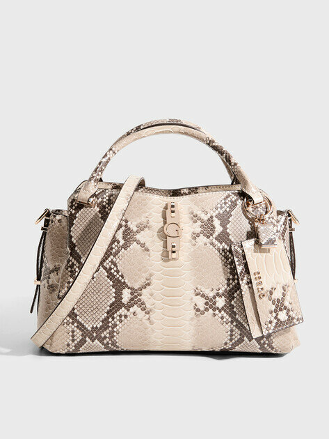 Сумка с ручками Guess HWKG2329060 змеиный принт