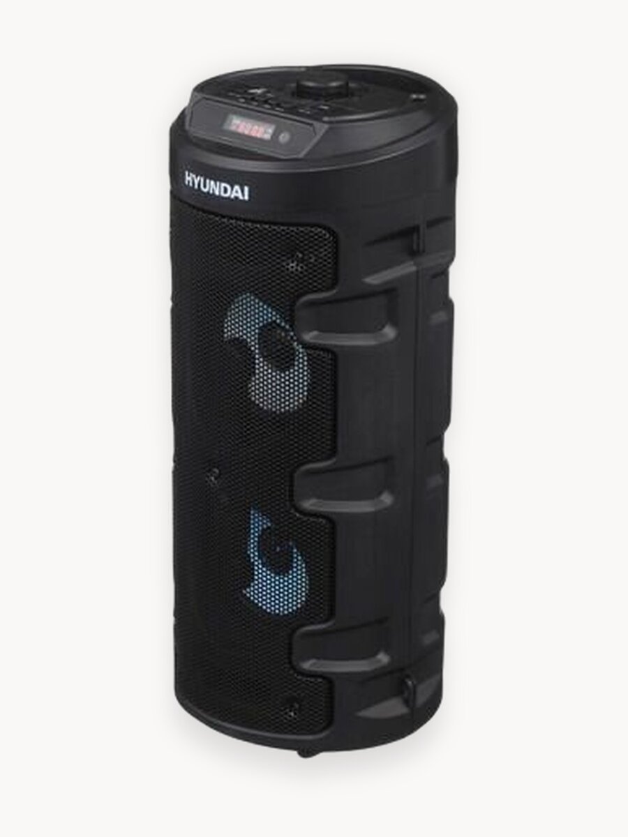 Музыкальный центр Hyundai H-MC160, 50Вт, с караоке, Bluetooth, FM, USB, SD/MMC, черный,