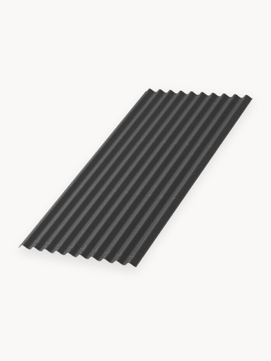 Ондулин Smart 1.95х0.95м серый цвет - 16 листов, 29,64м2/упаковка