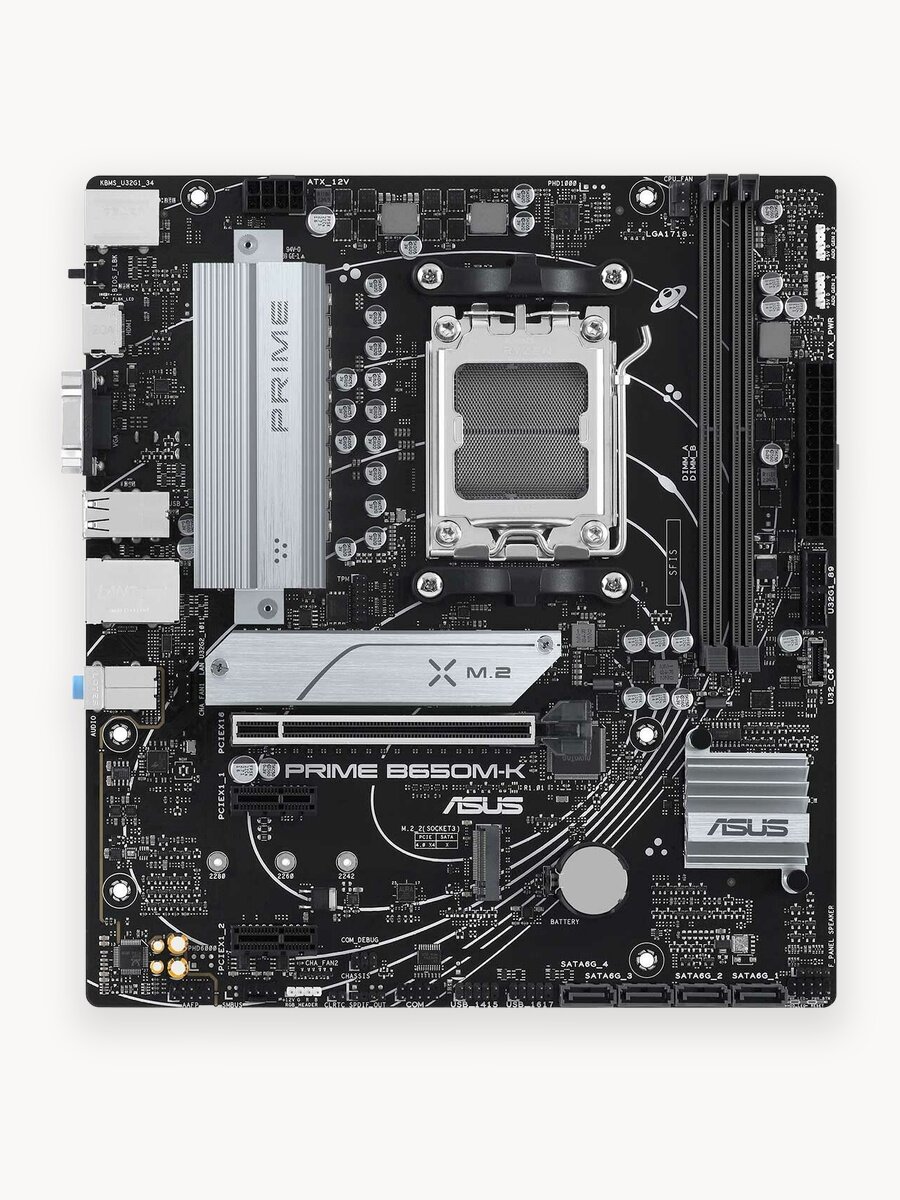 Материнская плата Asus PRIME B650M-K (AM5, mATX)