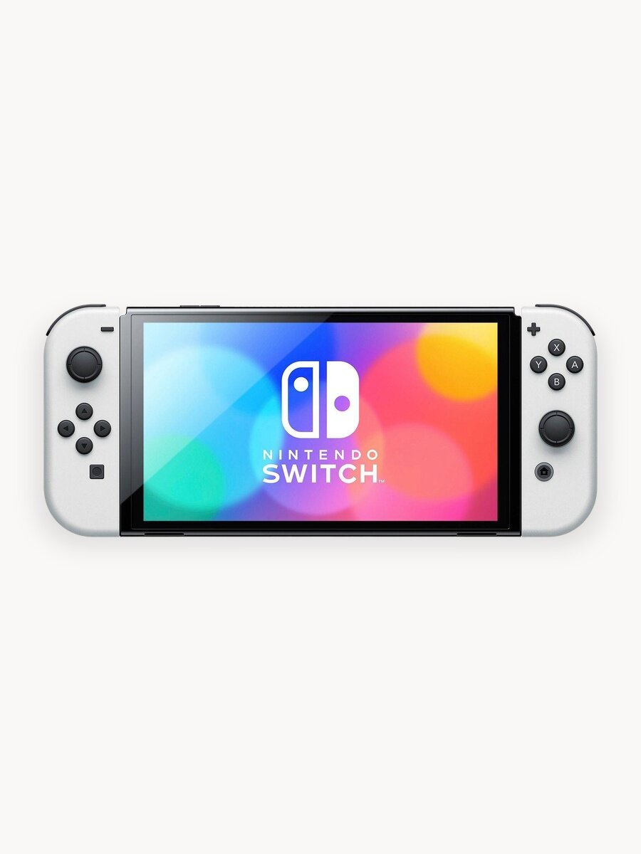 Игровая приставка Nintendo Switch OLED, 7 дюймов, 64ГБ, белая