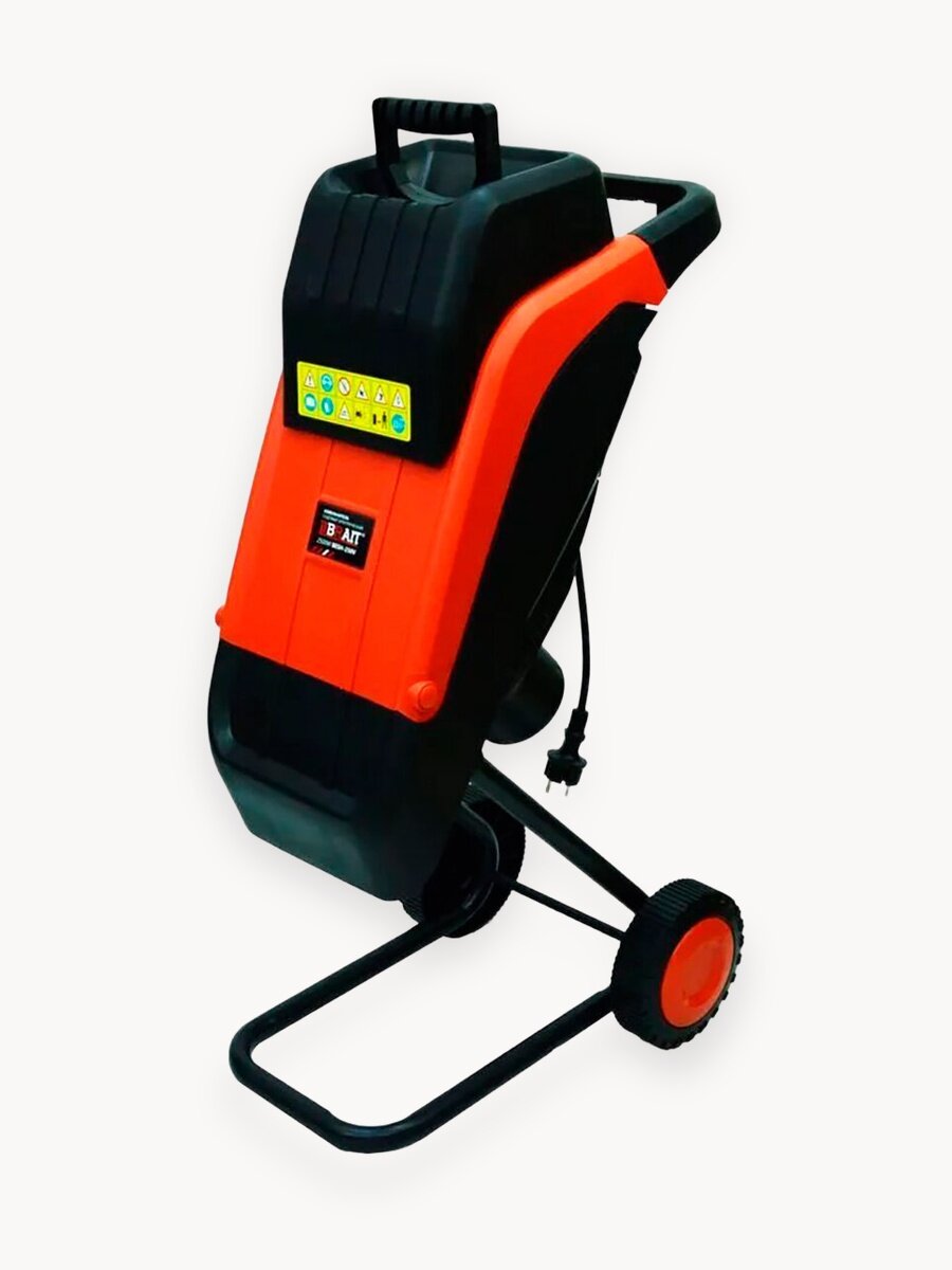 Измельчитель садовый Brait BESH-250V, 25 кВт, скорость 4500об/мин, максимальный диаметр 40 мм