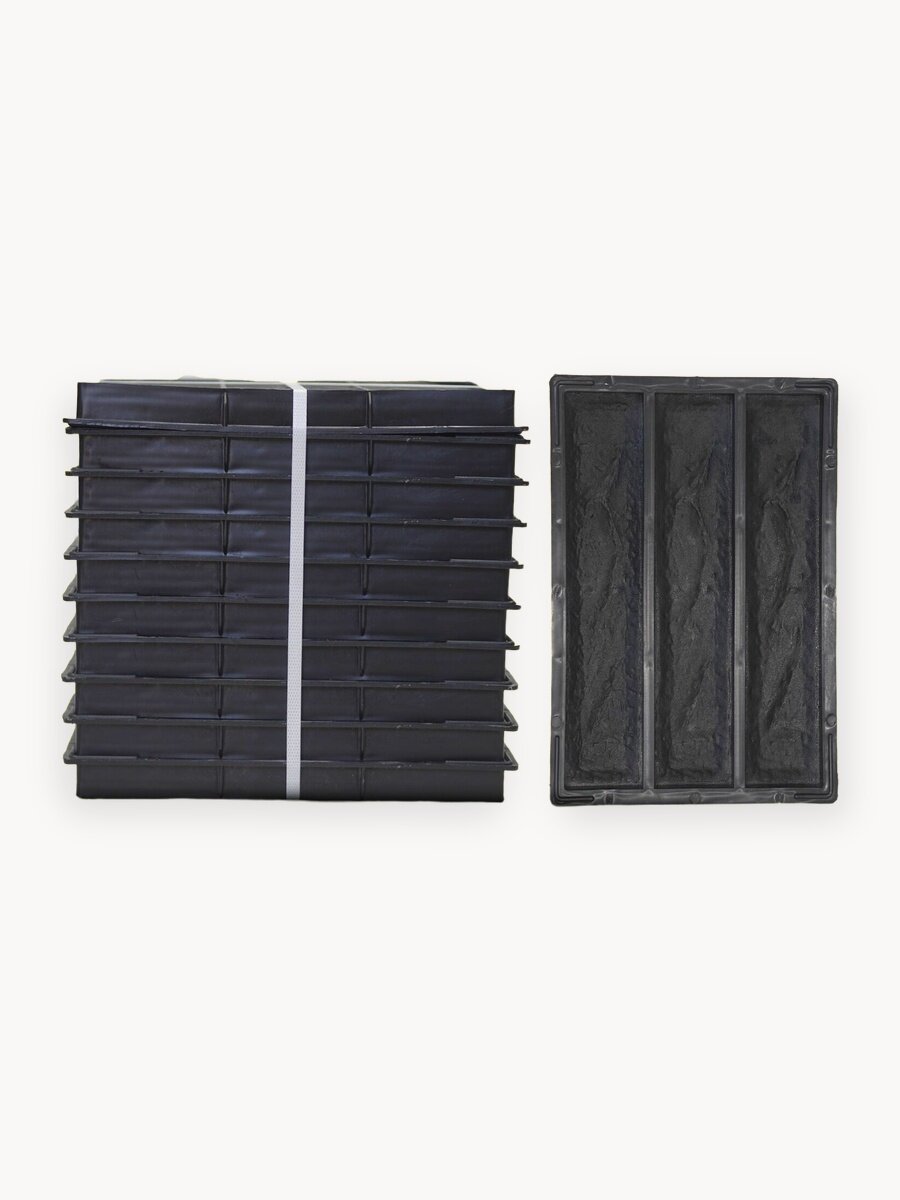 Форма облицовочная "Дикий камень №1", комплект 10шт