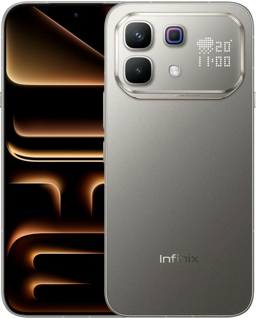 6.78" Смартфон INFINIX Note 60 Pro 12/256Gb, X6878, NFC, AMOLED, 144Гц, 6500мAч, титан