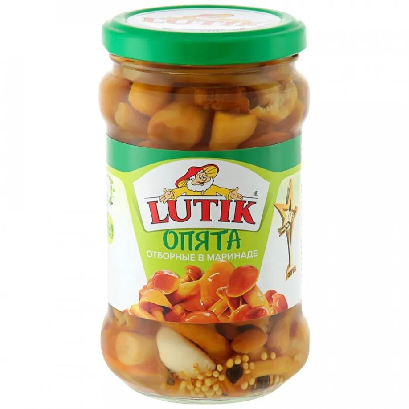 Опята 11085 LUTIK отборные в маринаде /стекло/ 314мл