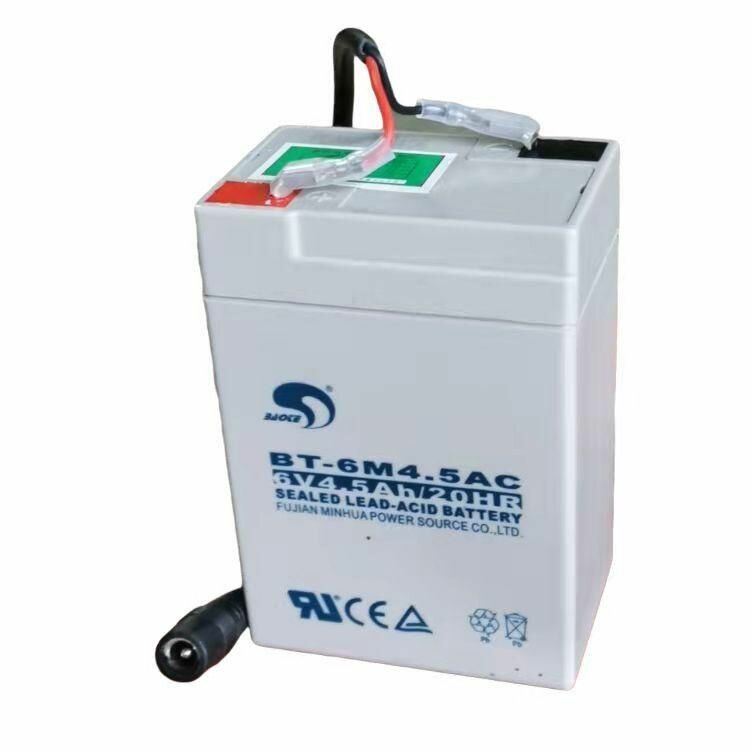 Аккумулятор Saite BT-6M4.5AC(6V4.5Ah/20HR) для крановых весов/детских электромобилей.