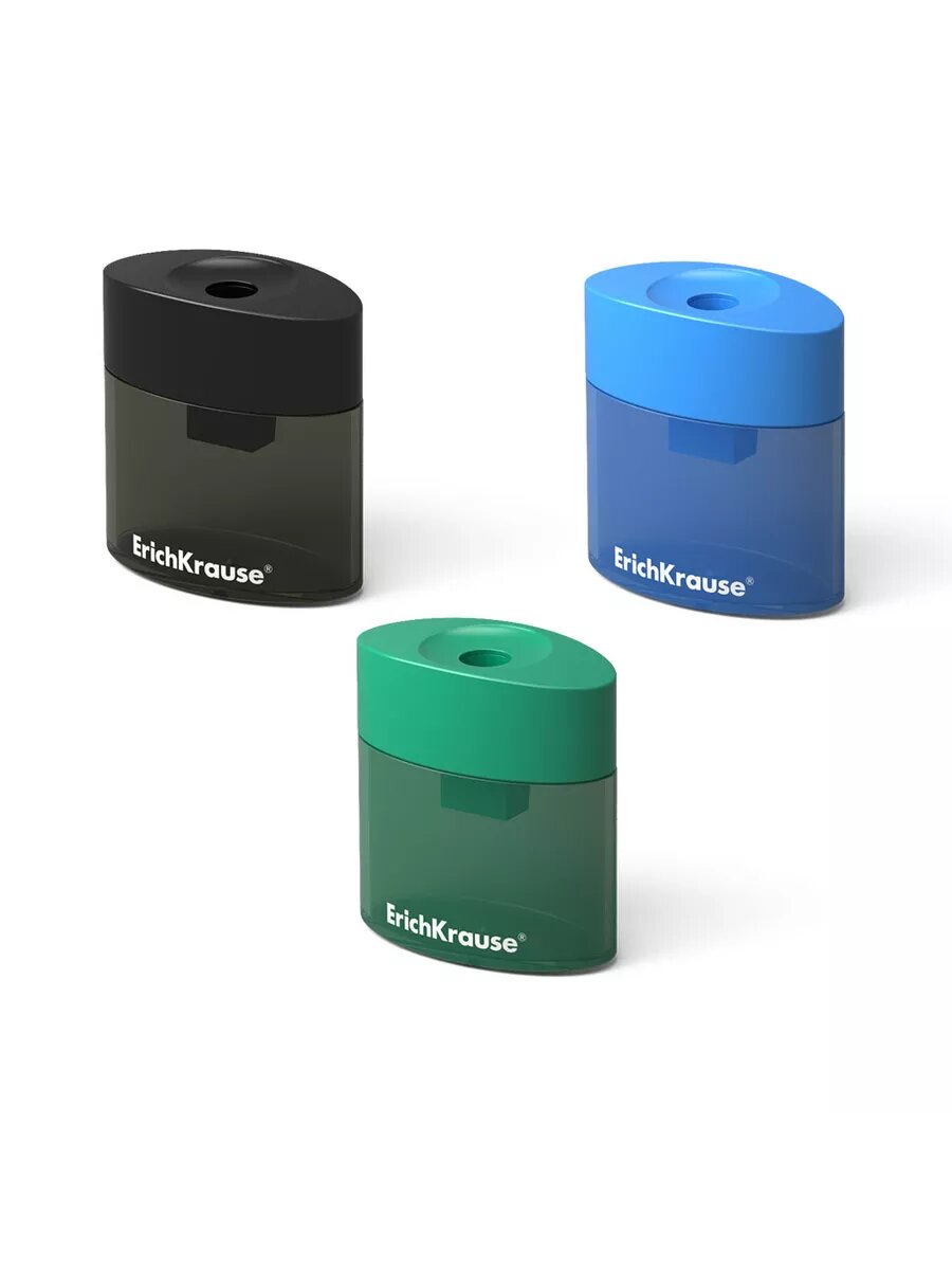 Точилка Smart & Sharp, Classic, с контейнером, ассорти