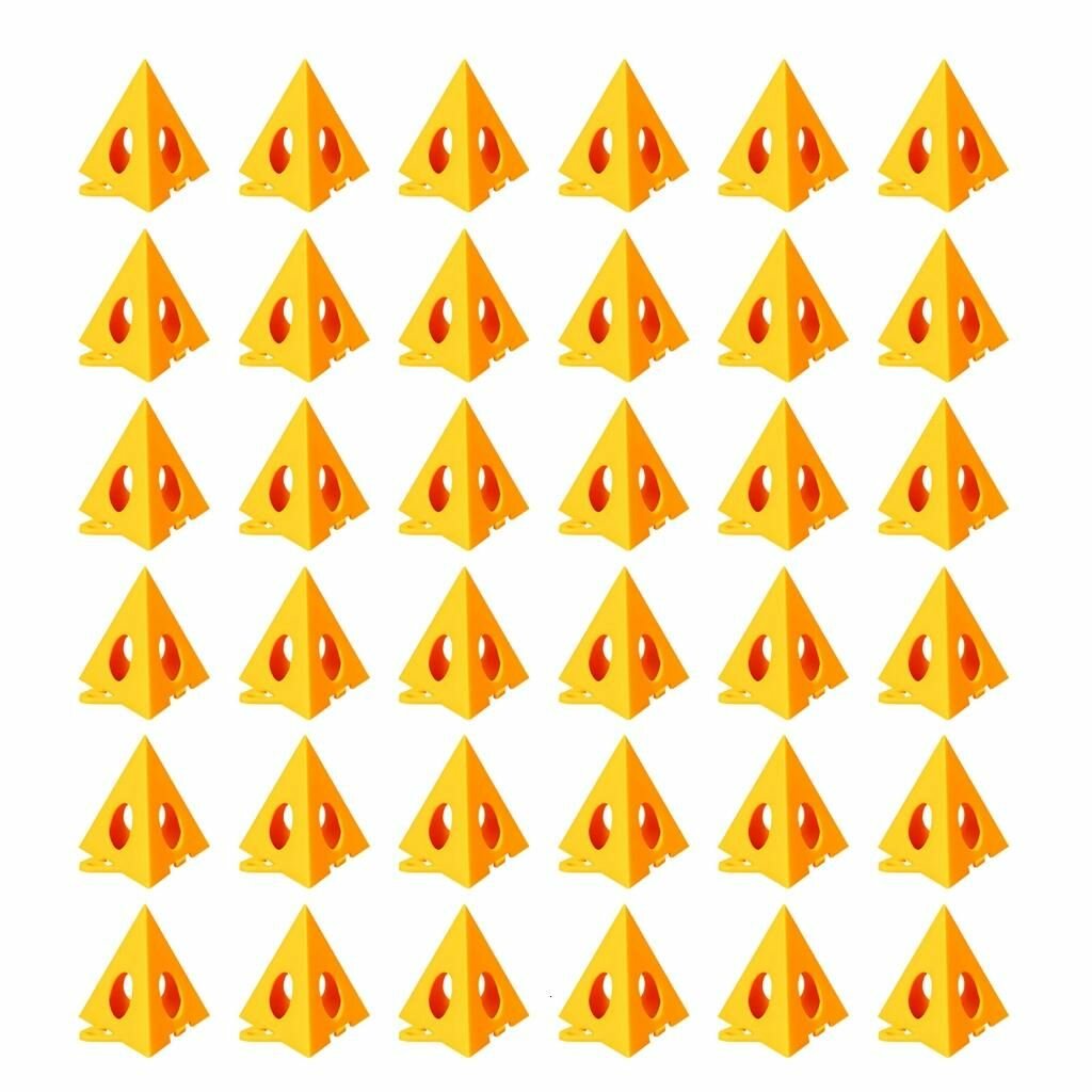 Пирамидальные опоры для деревообработки, 36 шт.