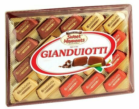 Конфеты Sweet Moments GIANDUIOTTI ассорти в молочном шоколаде /пластик/ 200г