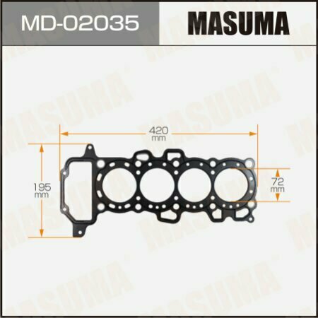 Прокладка Головки блока MASUMA, CG10DE (графит-эластомер) Толщина 1,20 мм (1/10)