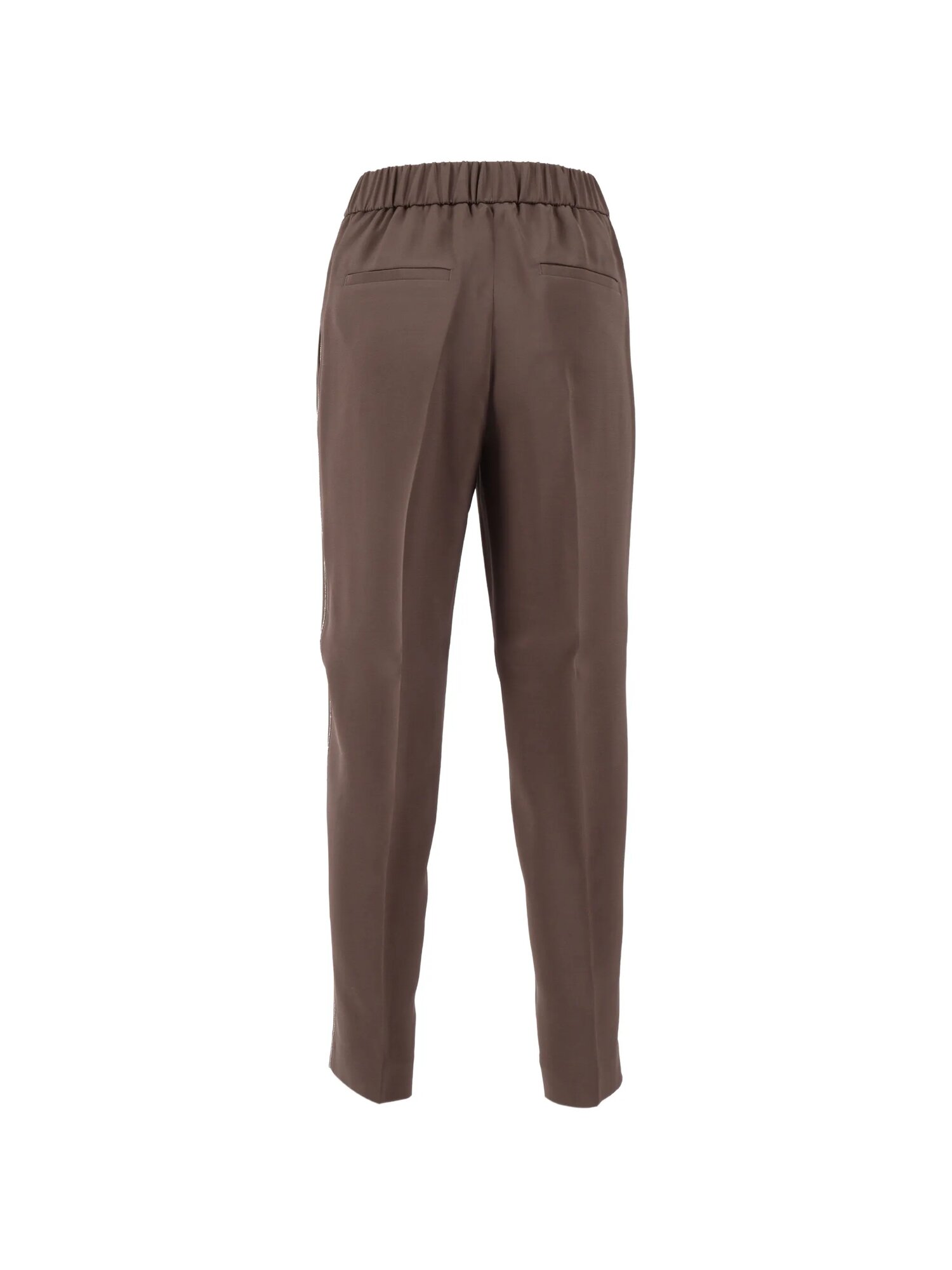Брюки PESERICO Elasticated trousers, размер 46, brown — фото 1