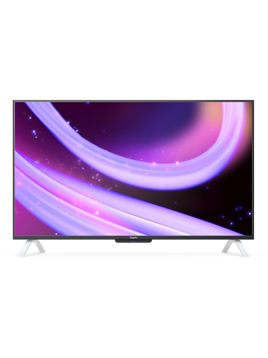 Умный телевизор Yandex ТВ Станция 50" QLED, 4K Ultra HD, черный, смарт ТВ, YaOS X