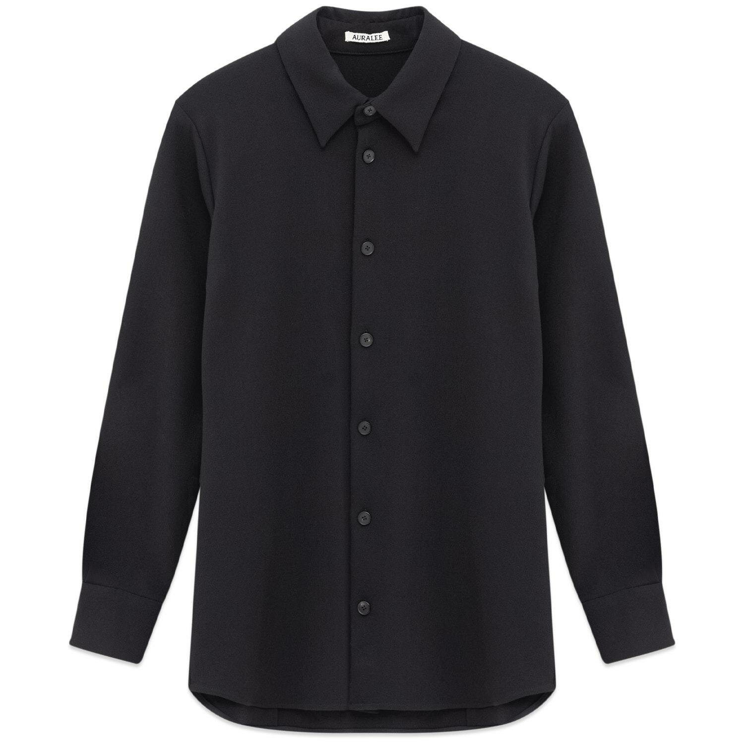 Рубашка Рубашка Auralee Tense Wool Double Cloth Shirt