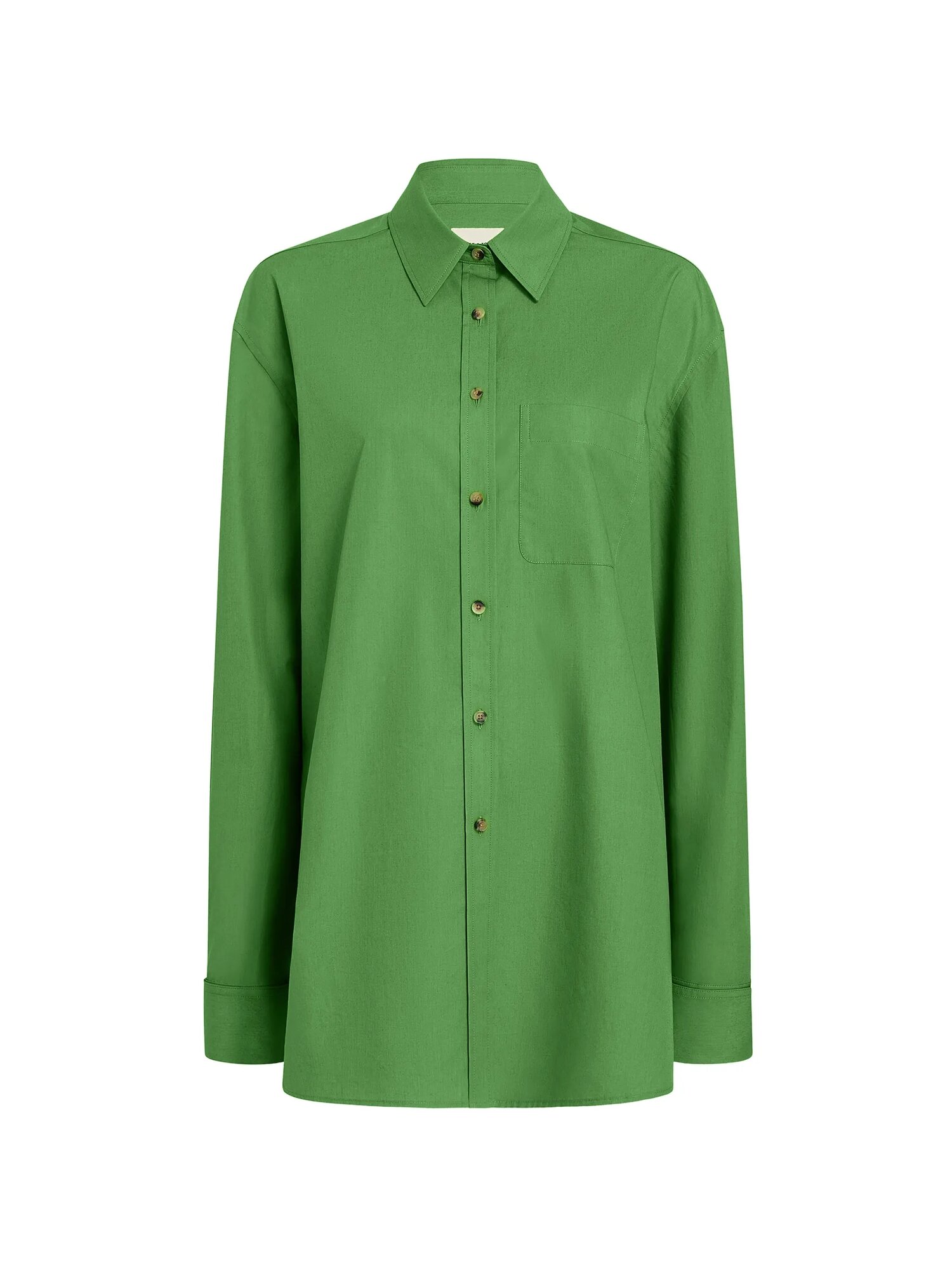 Рубашка Khaite Front pocket long-sleeve shirt