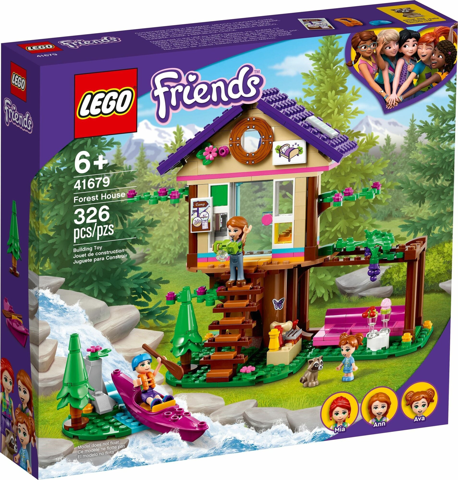Конструктор LEGO Friends 41679 Домик в лесу