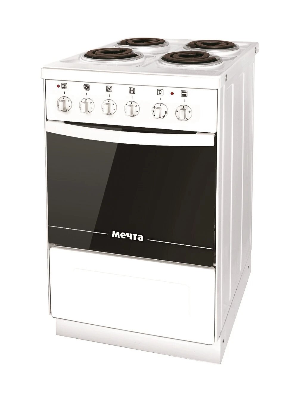 Плита Мечта 12-03, электрическая, эмалированная сталь, белая