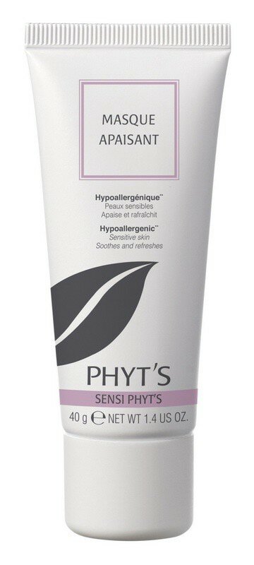 PHYT'S Masque Apaisant 100% Натуральная Маска SOS "Санси" для чувствительной кожи лица и глаз/ Туба 40 гр