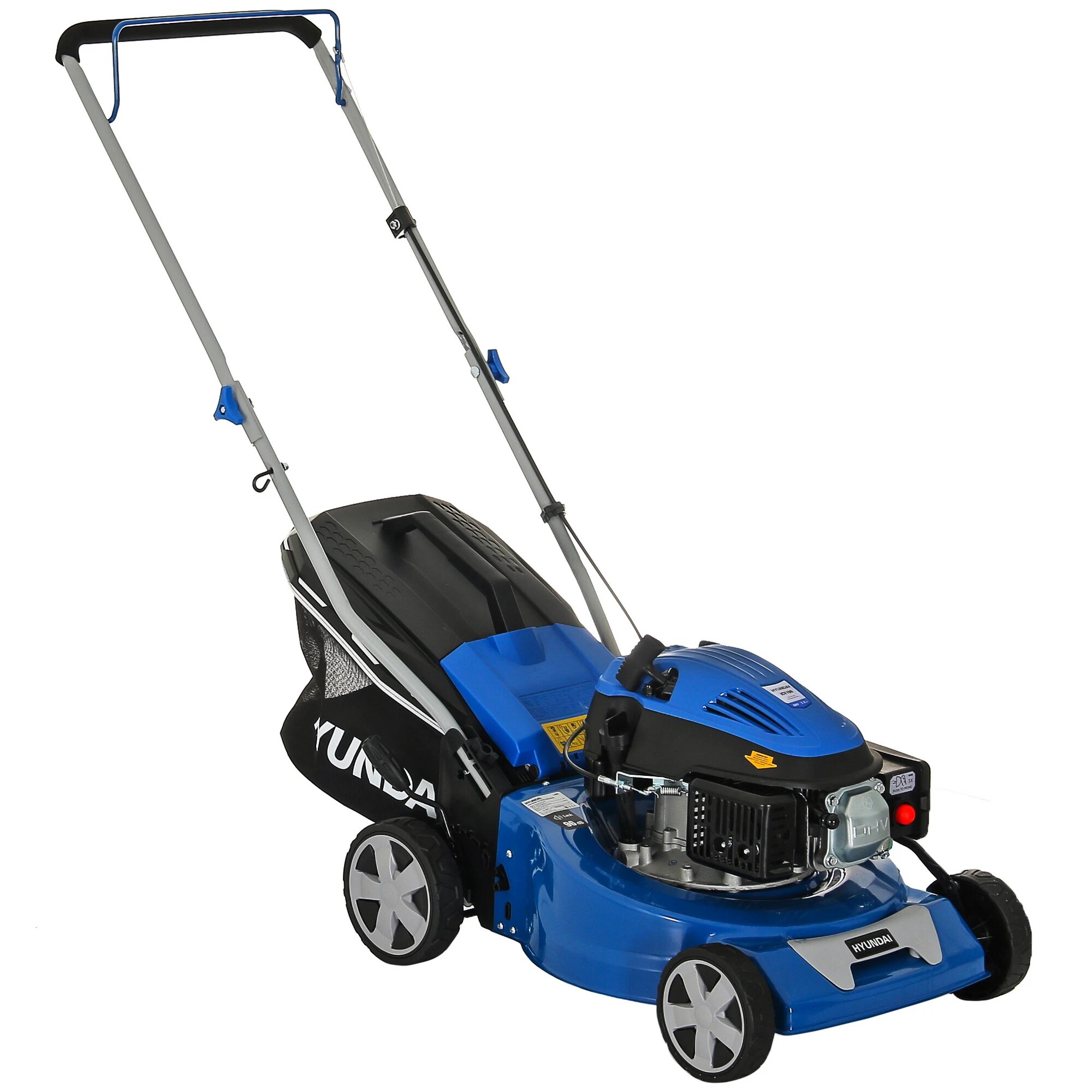 Газонокосилка бензиновая Hyundai L 4220 синий, 2.8 л. с, 41.7 см