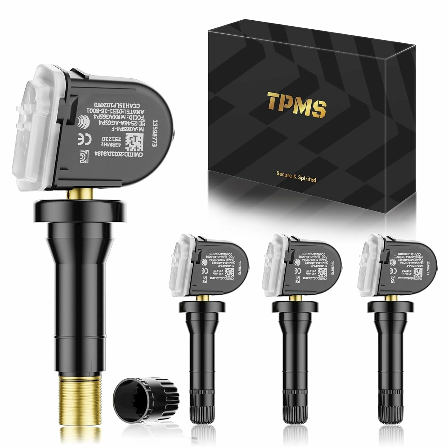 Предварительно запрограммированный датчик контроля давления в шинах TPMS GM, 433 МГц, подходит:➥Cadillac XT5(17-22)➥Chev