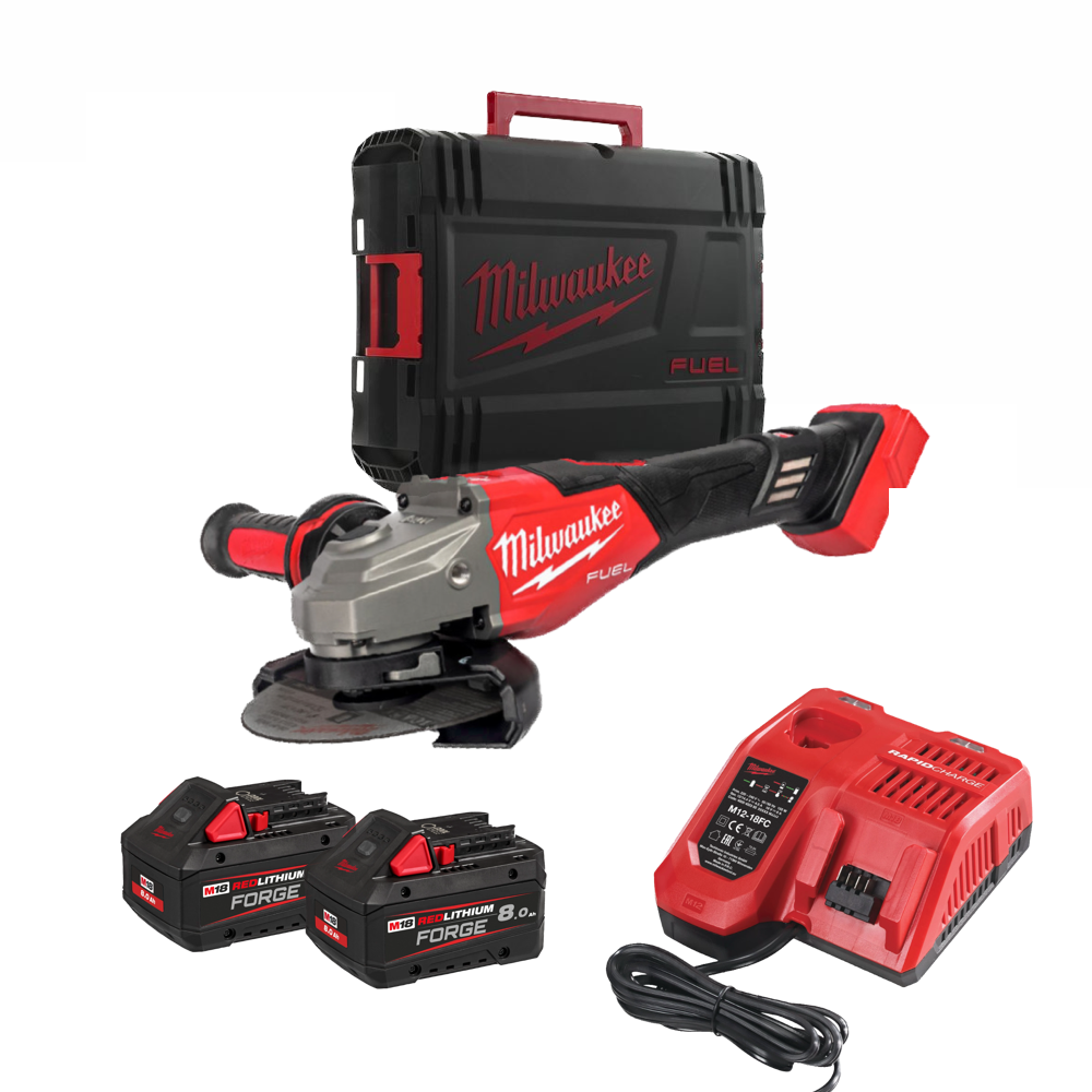 Аккумуляторная угловая шлифмашина Milwaukee M18 FHSAG125XB2-802X 4933493416