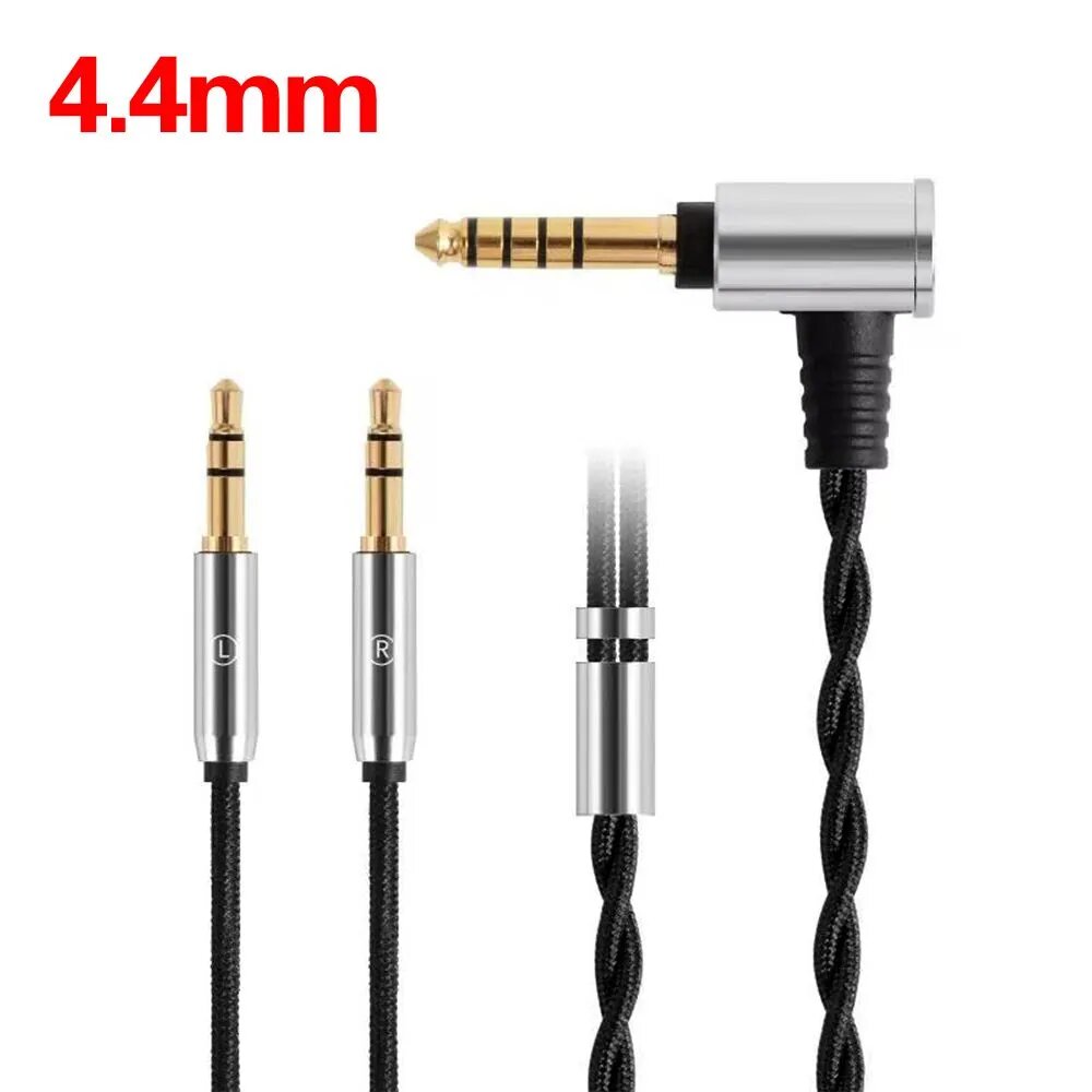 Наушники проводные, 4.4 мм, темно-серый